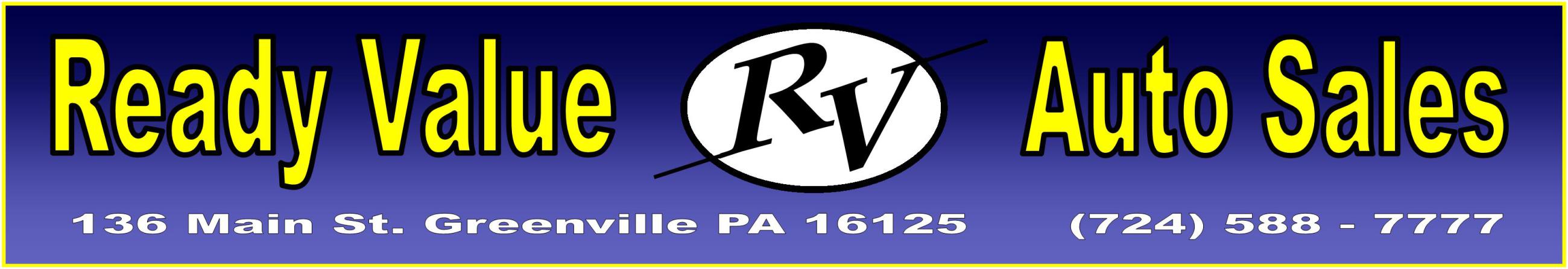 Ready Value Auto Sales - Used Cars in Greenville PA